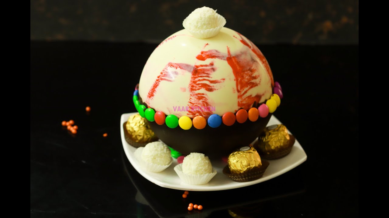 Pinata Cake Easy Method | Pinata Cake Recipe | Sphere Pinata Cake - YouTube