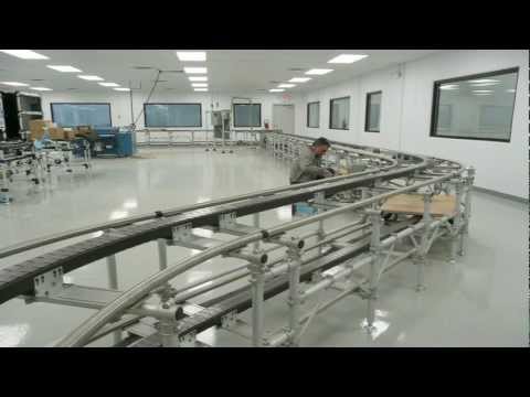 Worksmart Fleximate Transport Lean Assemble Cell "S" Line - YouTube