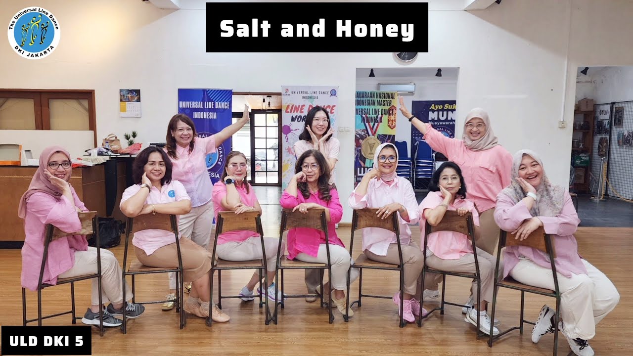 SALT AND HONEY - Line Dance || Jeanie Atmaja (INA) - February 2025 ...