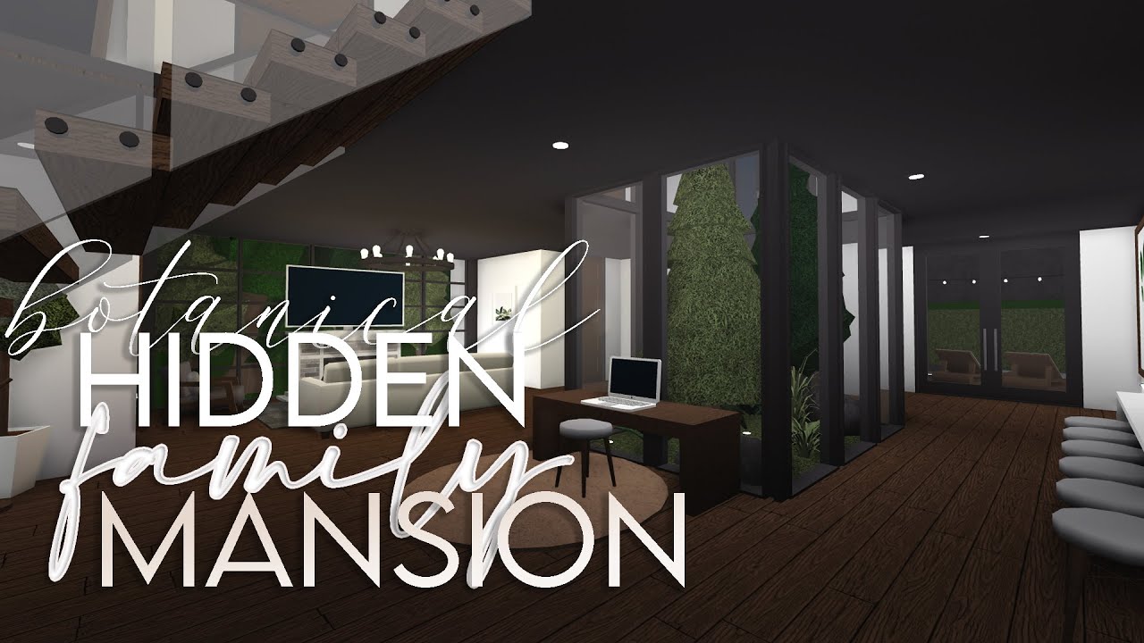 Bloxburg | Botanical Hidden Family Mansion | 160k | House Build - YouTube