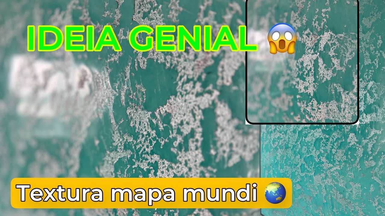 TEXTURATO MAPA MUNDI veja como é FÁCIL FAZER 😱#arquitetura #mundo # ...