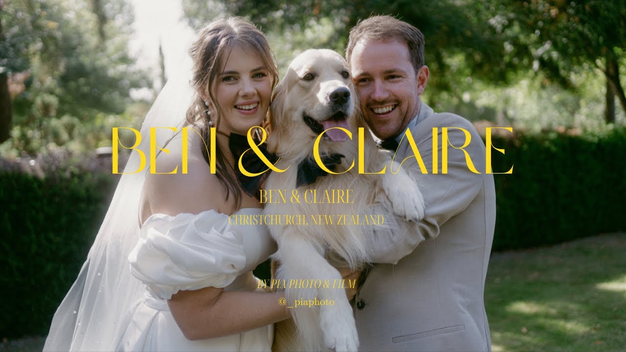 Ben & Claire | Wedding Film | Pemberton Gardens, Christchurch, New ...