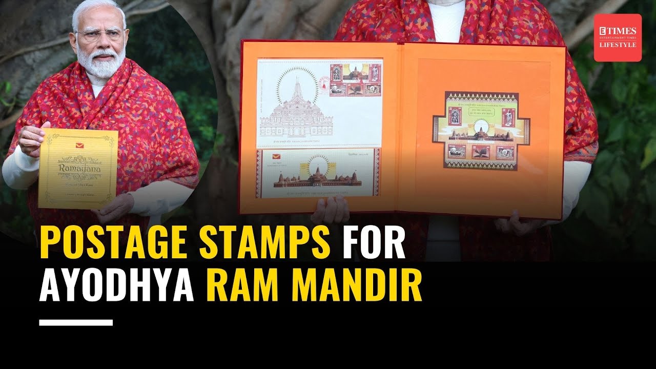 Ayodhya's Ram Mandir Immortalized: PM Modi Releases Beautiful Postal ...