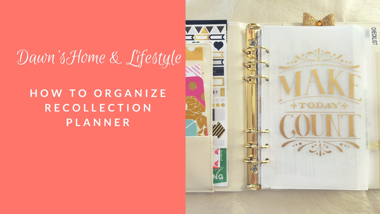 Daily Planner A5 | How To Organize Recollection Planner - YouTube