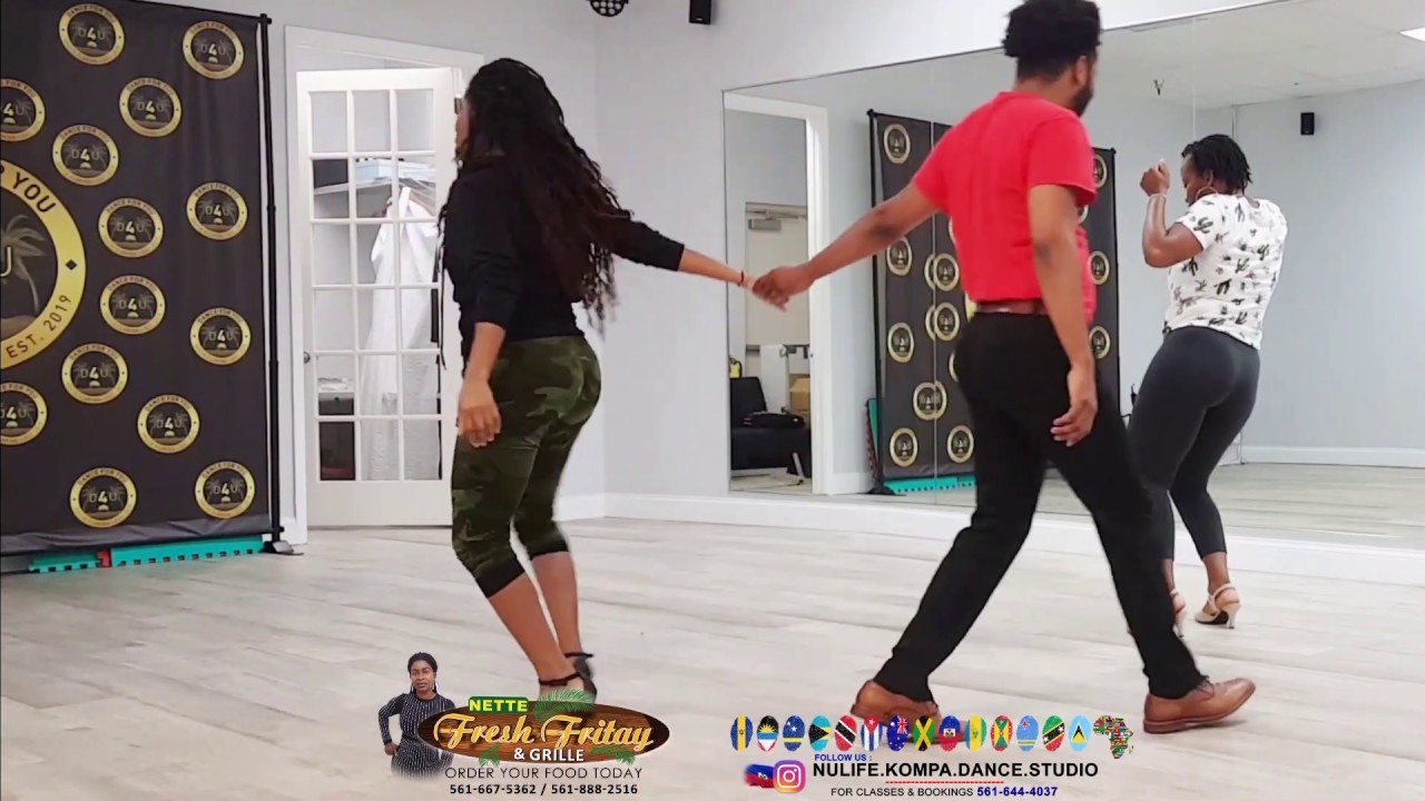 DANCING KOMPA WITH GINETTE, HAITIAN BAHAMIAN... ONE OF OUR DANCERS ...