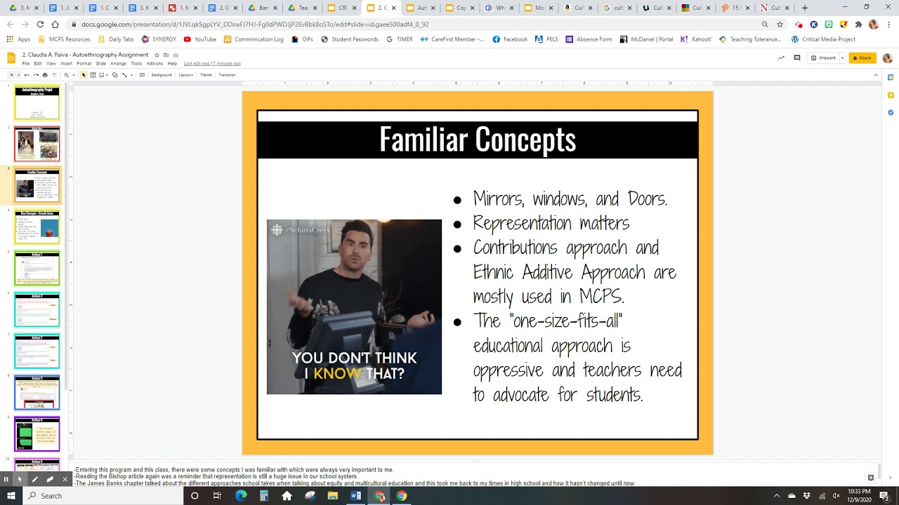 Claudia Paiva - Autoethnography Project - YouTube