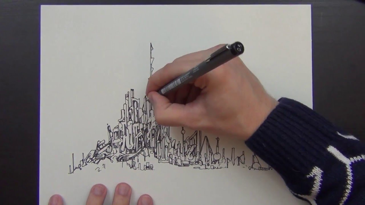 Drawing an Imaginary City and Stuff (and other stuff)(check it out ...