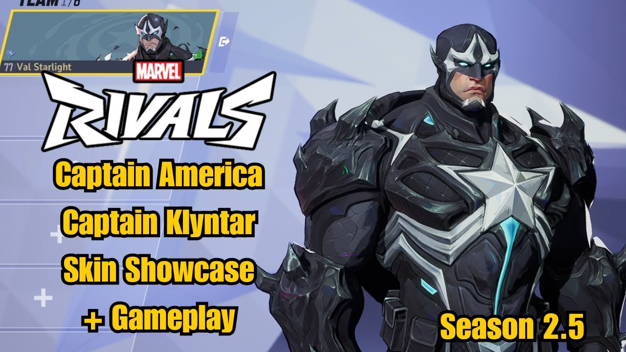 Captain America | Captain Klyntar Skin Showcase | Marvel Rivals ...