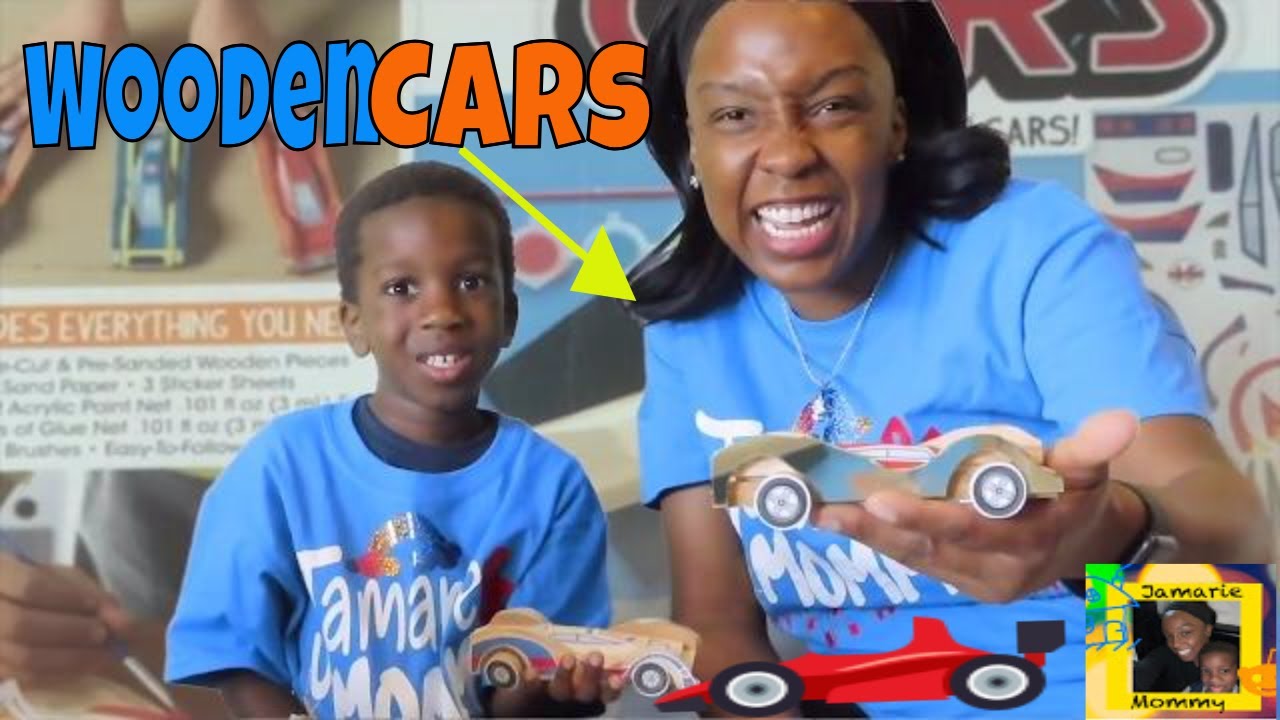 Build And Paint Wooden Cars | Wooden Cars Project Part1 | Made With 100 ...
