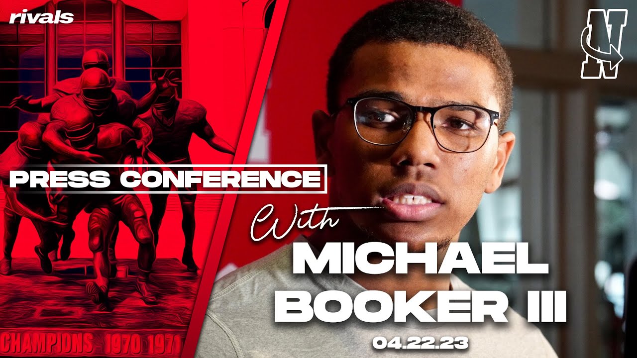 Nebraska Football: Michael Booker III press conference (04.22.23) - YouTube