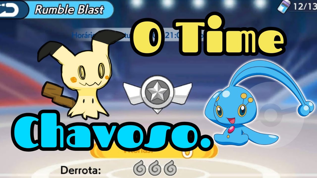 😏 FINALMENTE UM TIME BOM, Rumble Blast. (Full HD) Pokémon Mundos ...