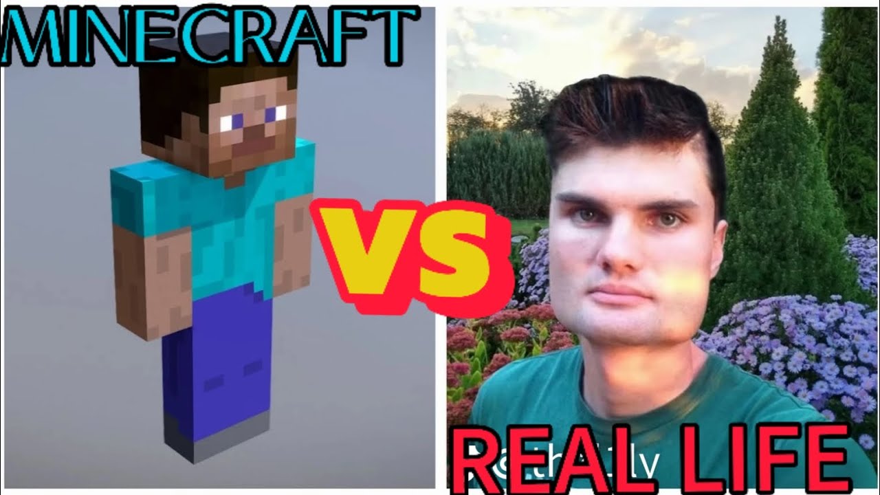 Minecraft VS Real life.(Minecraft နဲ့ လူ့လောက) - YouTube