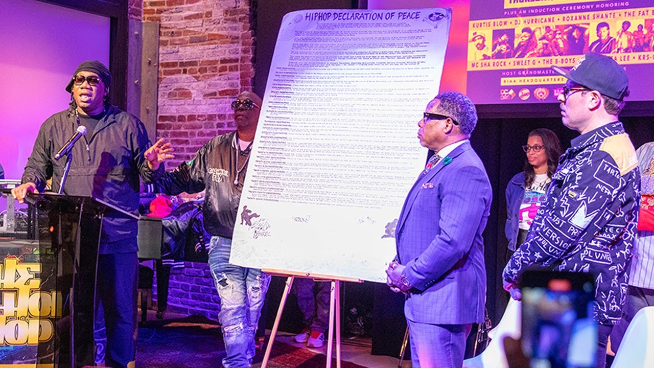 📜 KRS-One Presents the Hip-Hop Declaration of Peace to The National Hip ...