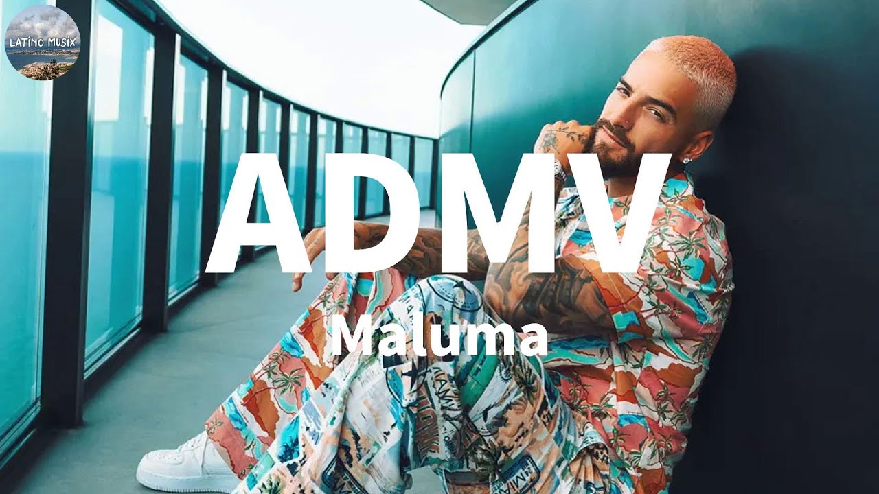 Maluma - ADMV (Letras) - YouTube