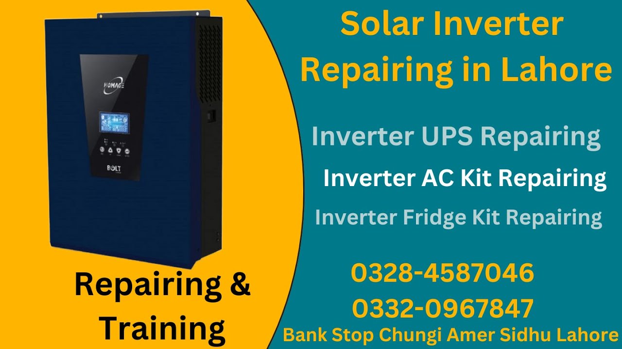 Solar Inverter repairing and Training in Lahore all fault codes - 0328 ...