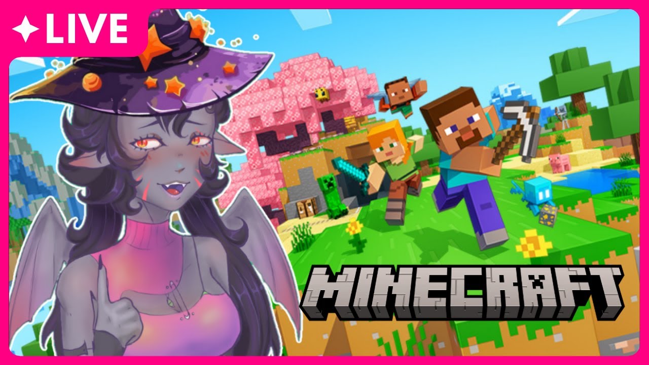 Bora jogar um Minecraft? #2 | [Live #8] #minecraft #mine #vtuber #live #halloween #meme #react # ...