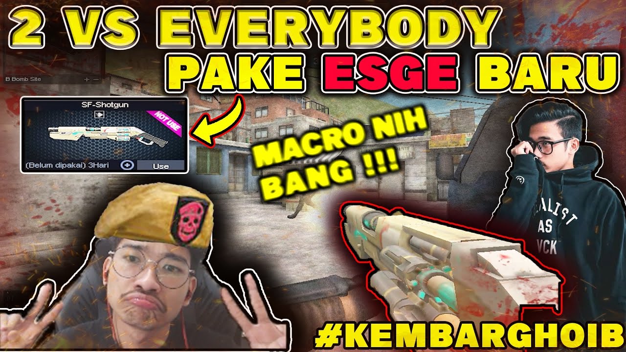 ESGE BARU DIPAKE KEMBAR GHOIB INI OVERPOWER!! GAK ADA OBAT // Gameplay Point Blank Zepetto ...