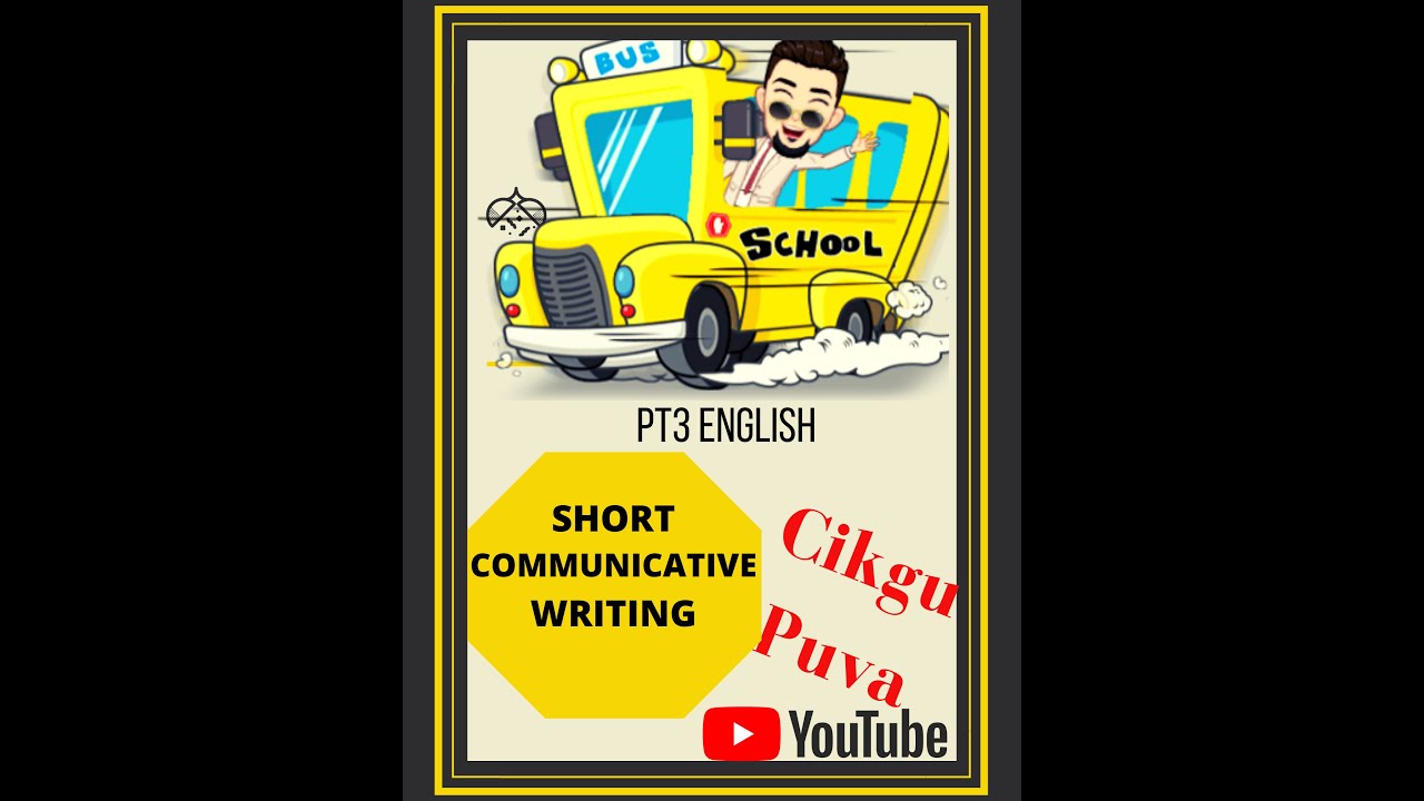 PT3 English - Short Communicative Message - YouTube