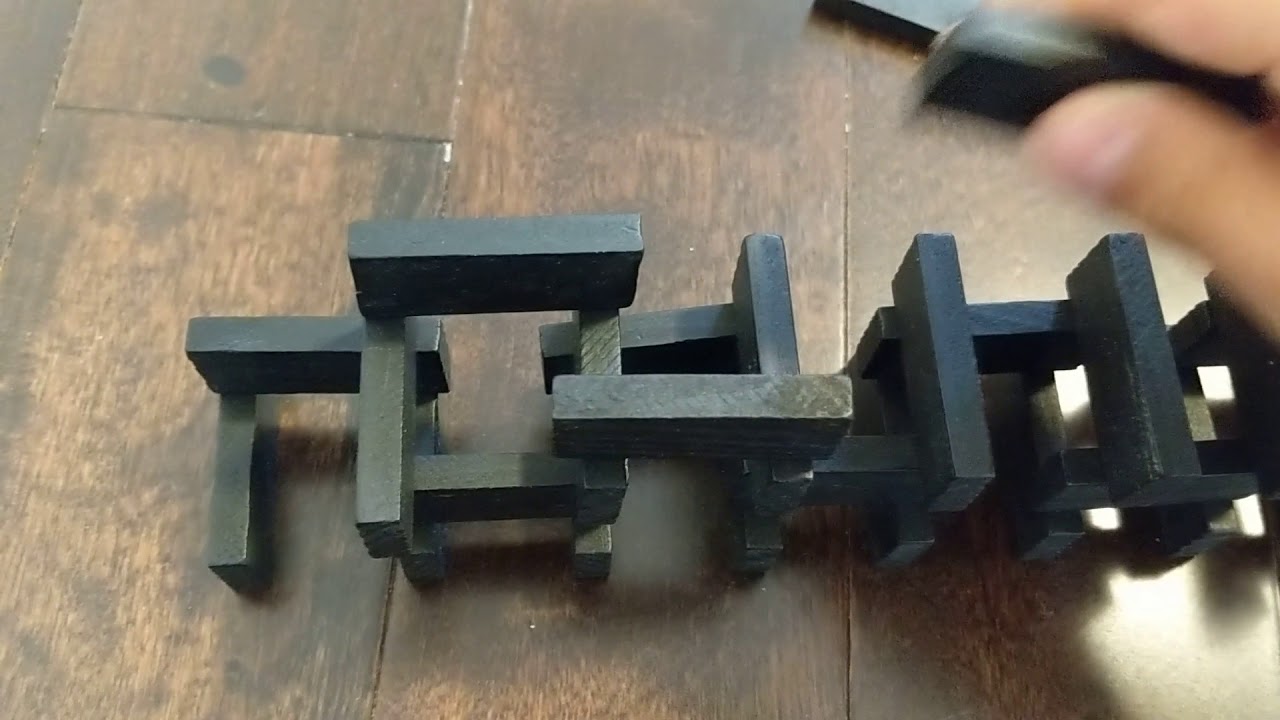 How to make a 2D domino triangle - YouTube