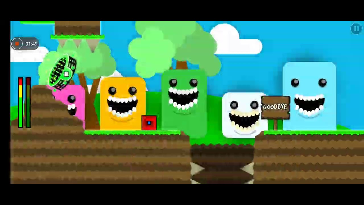 Mi primer video:) estoy jugando Geometry Dash y el nivel se llama Too ...