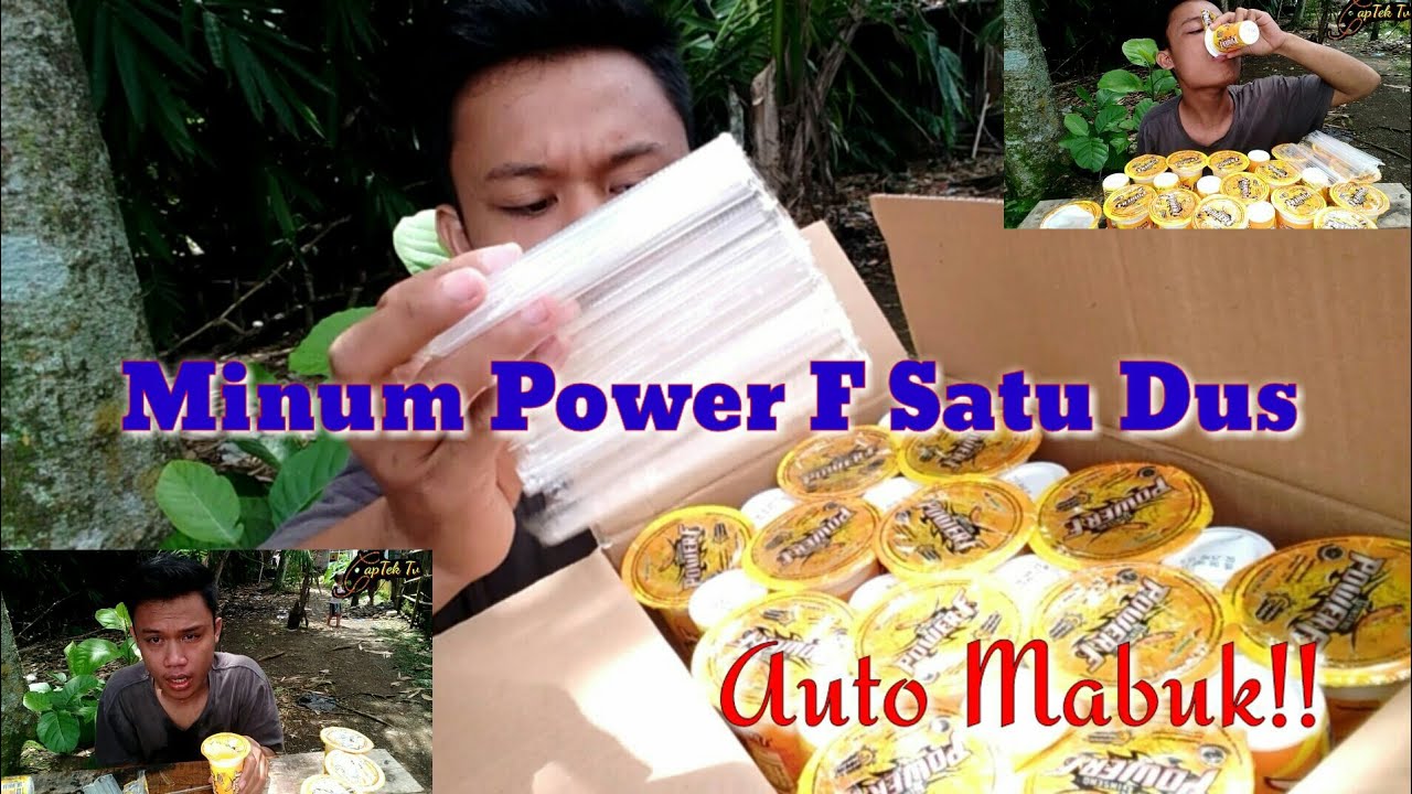 Minum Power F Satu Dus - YouTube