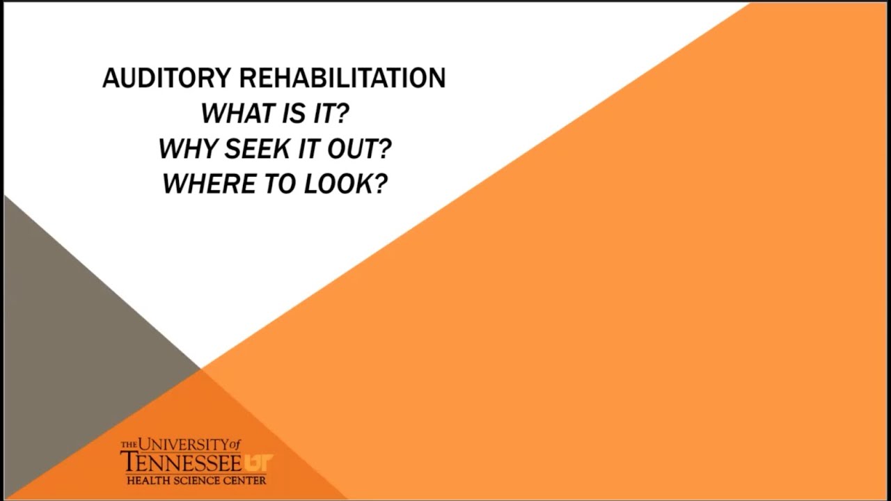 Auditory Rehabilitation (AR) for Adults with Hearing Loss: What Is It ...