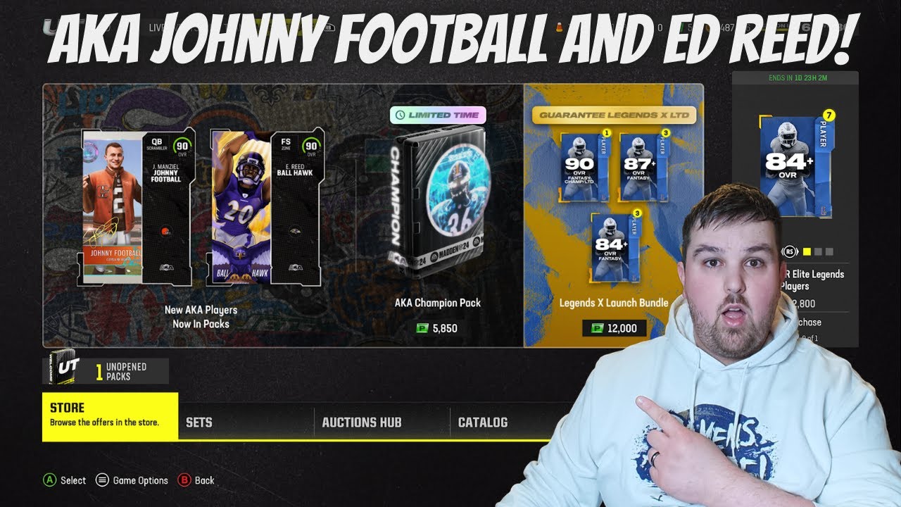 AKA JOHNNY FOOTBALL AND BALLHAWK! AKA PACKS AND SPECIAL OFFERS ...