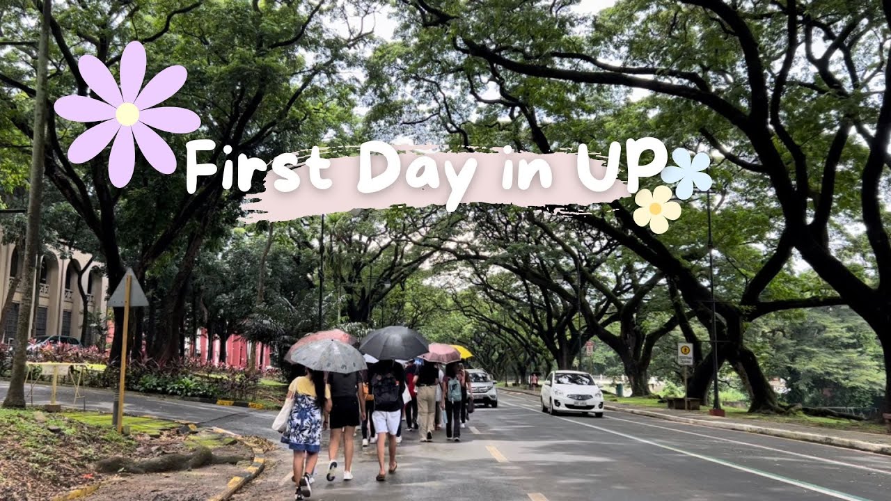 Vea Diaries: First day in UP, Freshman Assembly, Campus Tour... - YouTube