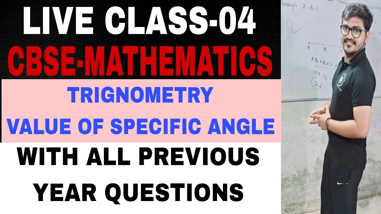 Live Class Trignometry Specific Angle Live Love Pw Khansir Maths 4266