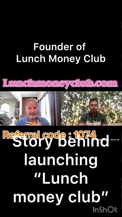 The Story Behind Launching Lunch Money Club | Michael's Journey 🚀 - YouTube