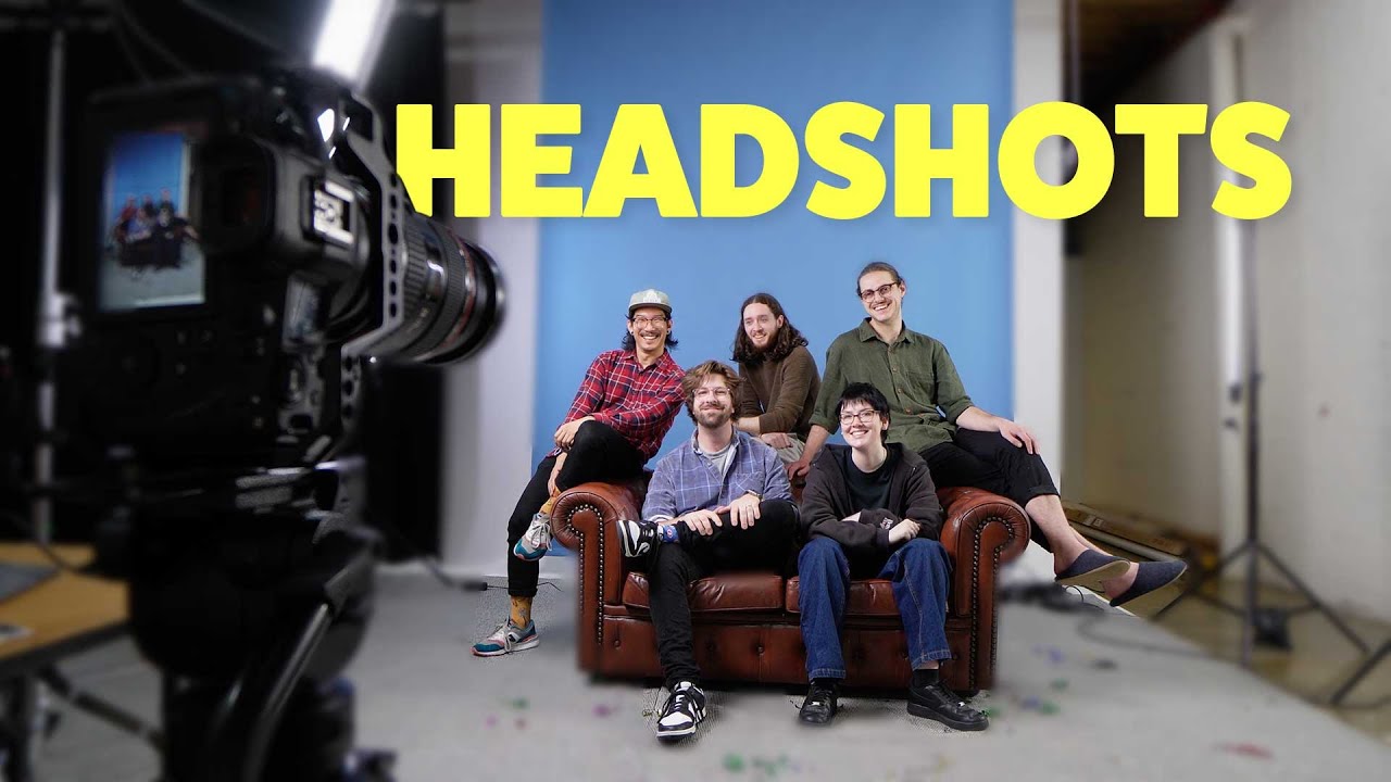 Behind The Scenes of our Headshot Photography (A Day In The Life) - YouTube