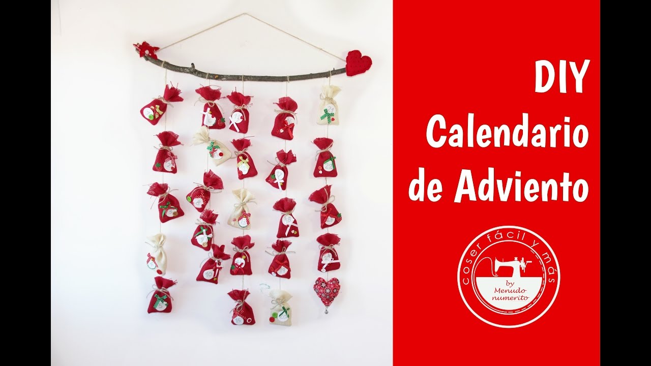Calendario de Adviento fácil DIY para Navidad - YouTube
