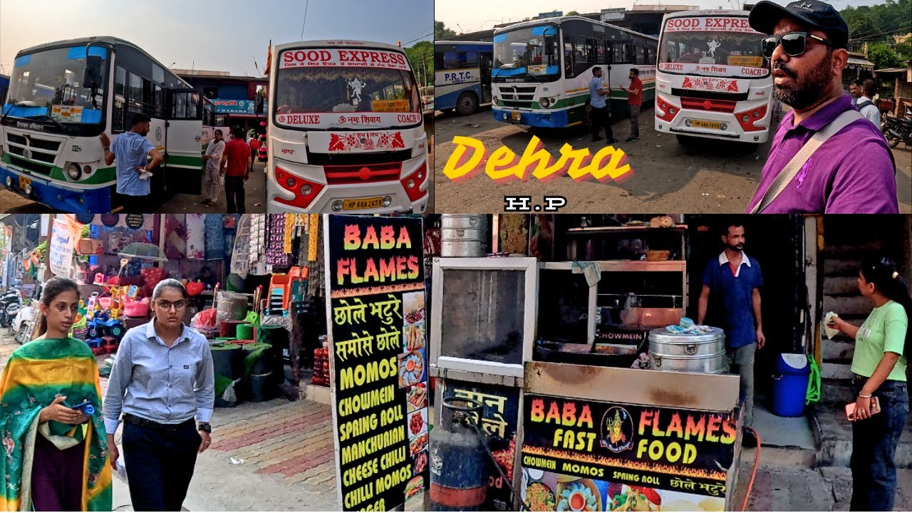 Dehra Bus Stand & Market - YouTube
