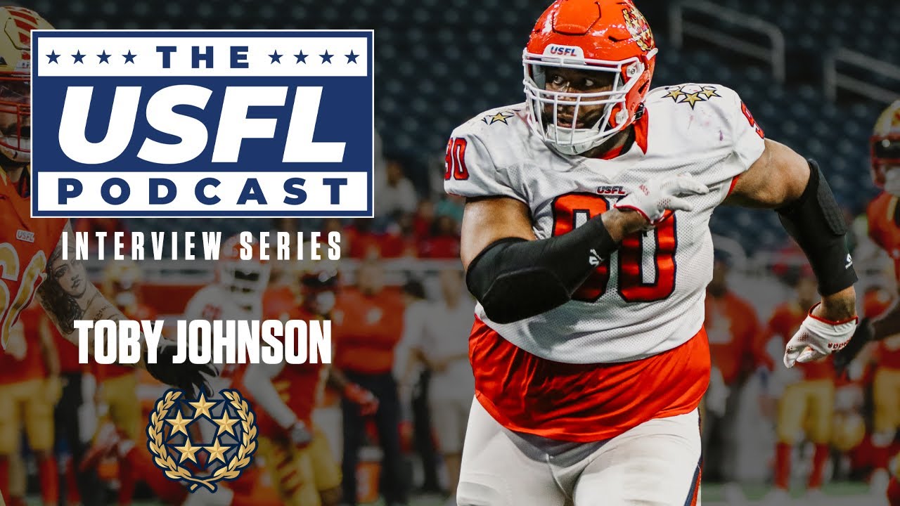 Talking with Toby Johnson (New Jersey Generals) | USFL Podcast ...