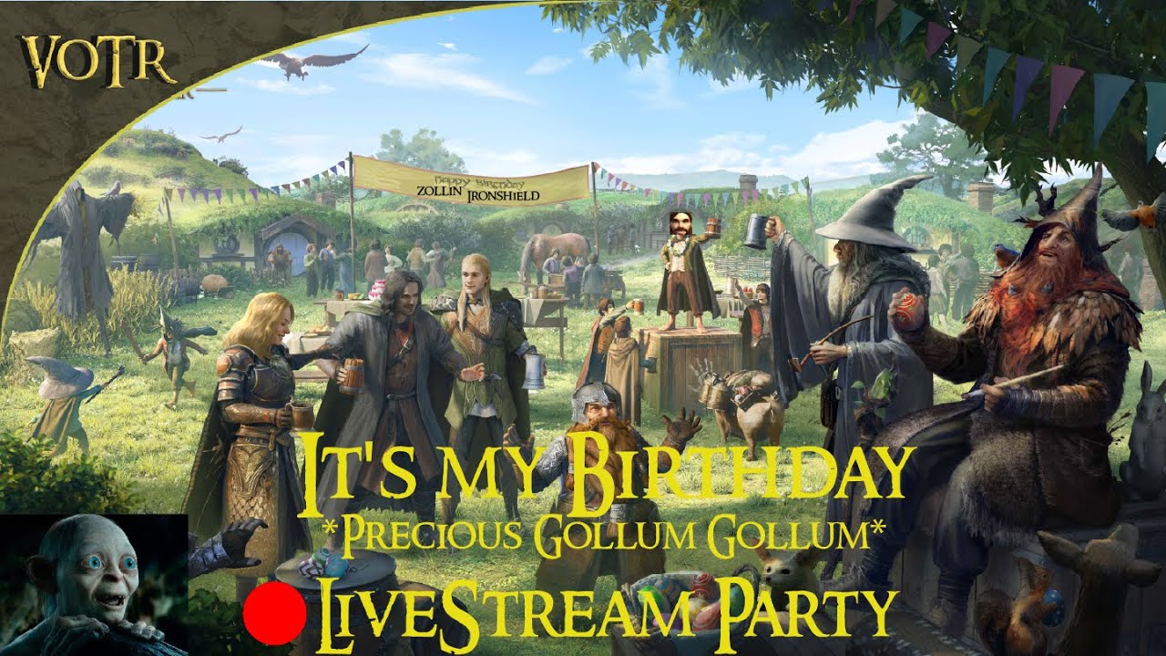 It's My Birthday Party - *Precious, Gollum Gollum* - Chat, Gaming ...