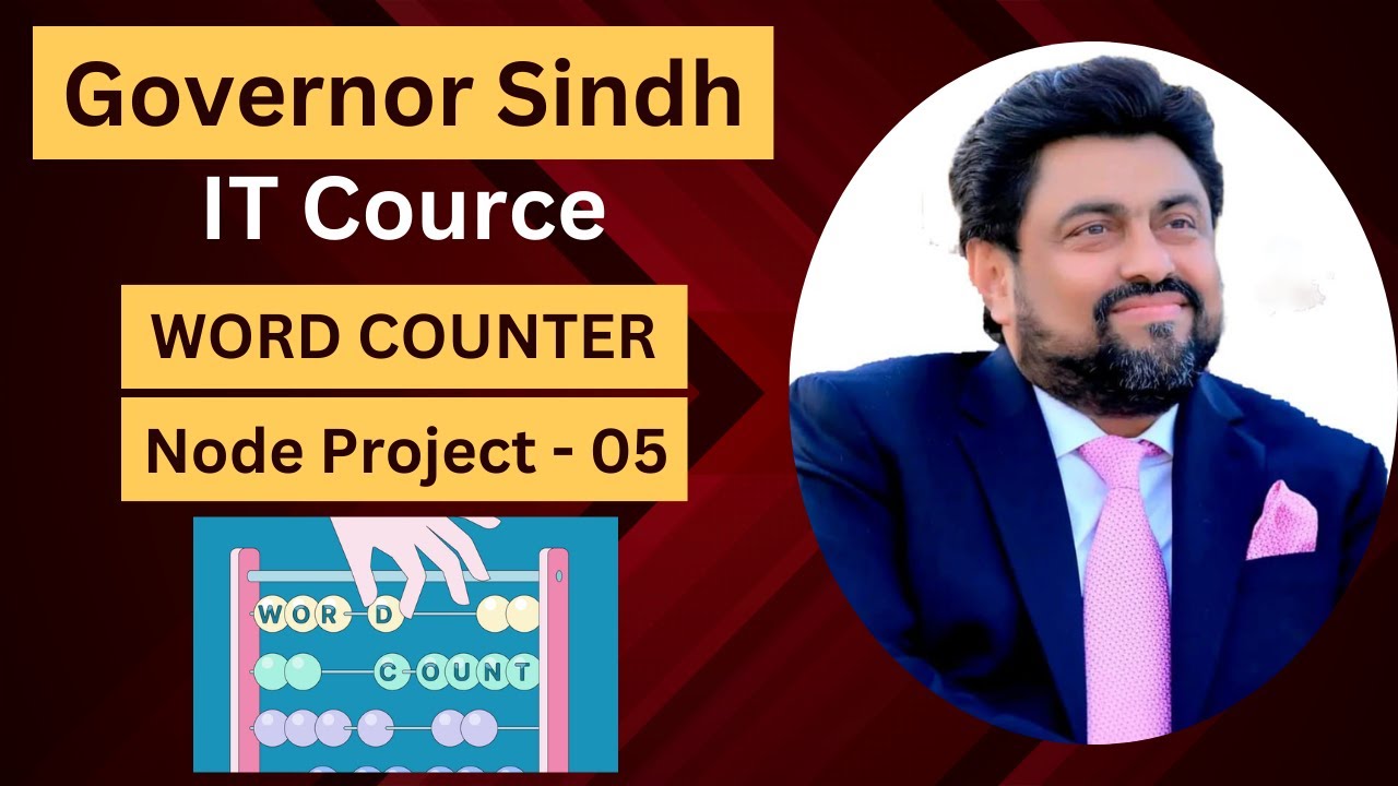 Word Counter (Node Project 05) | Governor Sindh It Class - YouTube