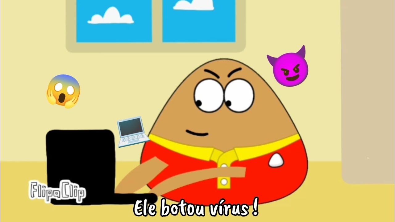 O LUCAS BOTOU VÍRUS DO COMPUTADOR! 💻😱 | FAMÍLIA DO POU - YouTube