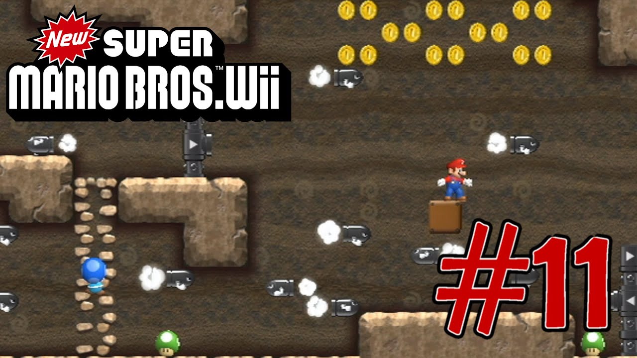 Let's Play New Super Mario Bros Wii Part 11: Teamwork Makes the Dream ...