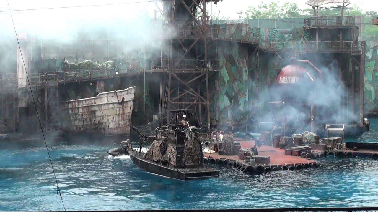 Water world @The Lost World,Universal Studio Singapore. - YouTube
