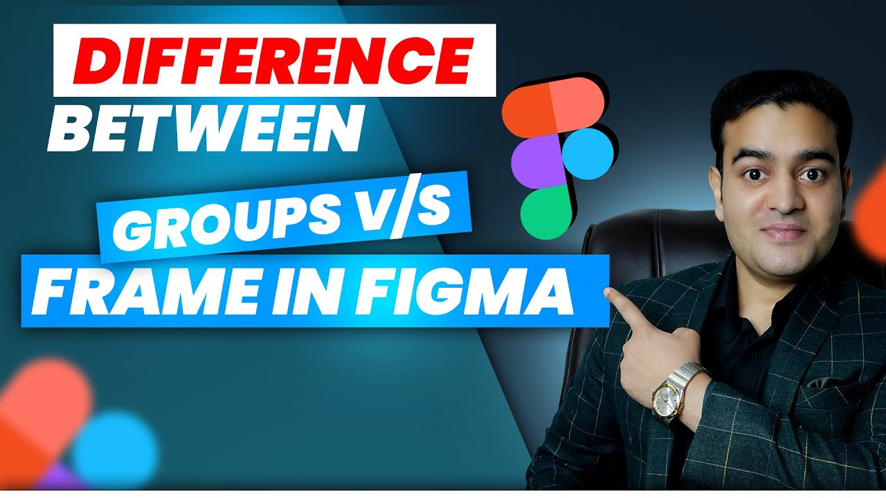Difference Between Groups and Frames in Figma | UX/UI Course - YouTube