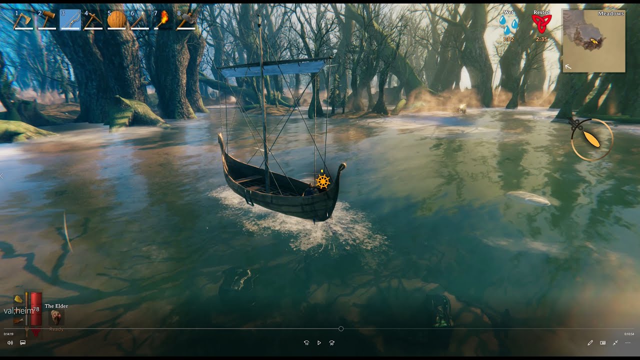 Valheim | Gathering Iron Ore in Swamps | 4k RTX 3090 - YouTube