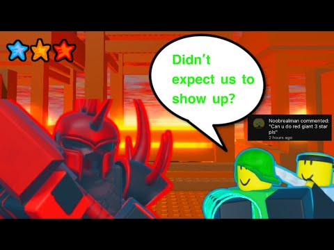 The Battle Bricks - Red Giants (3-Star, No Cards) - YouTube