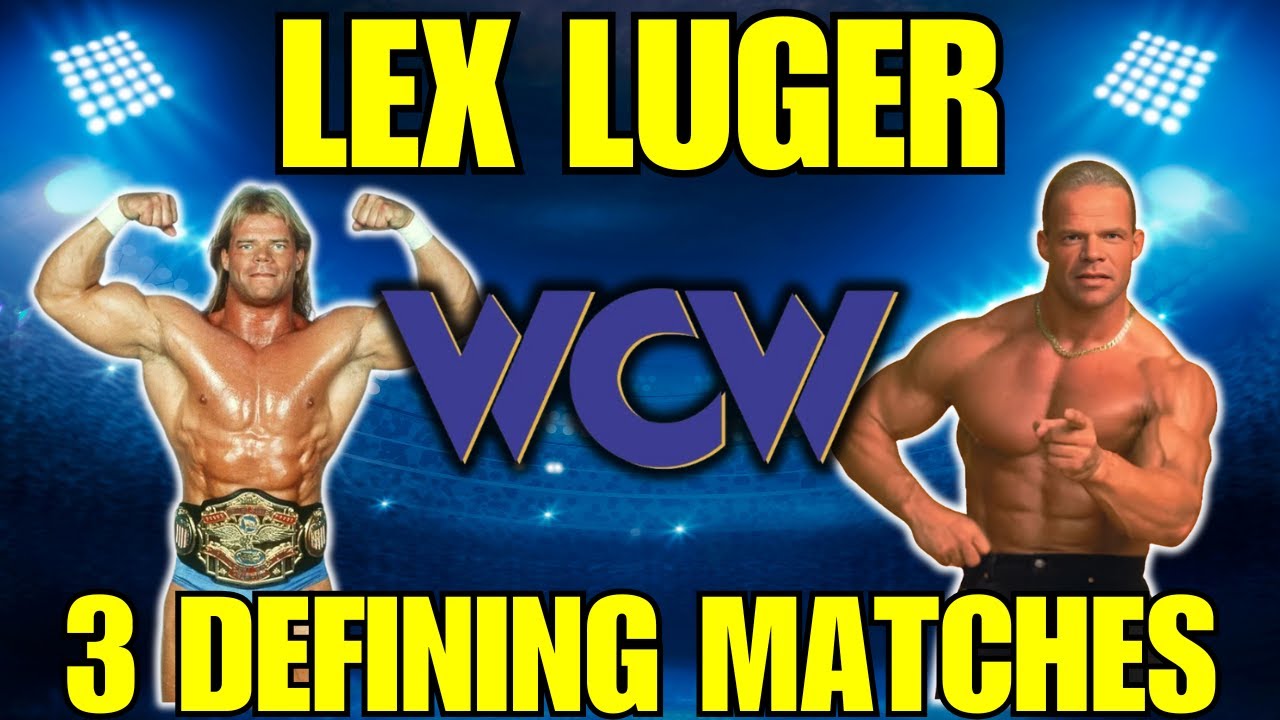 LEX LUGER's 3 Most Iconic WCW Matches - YouTube