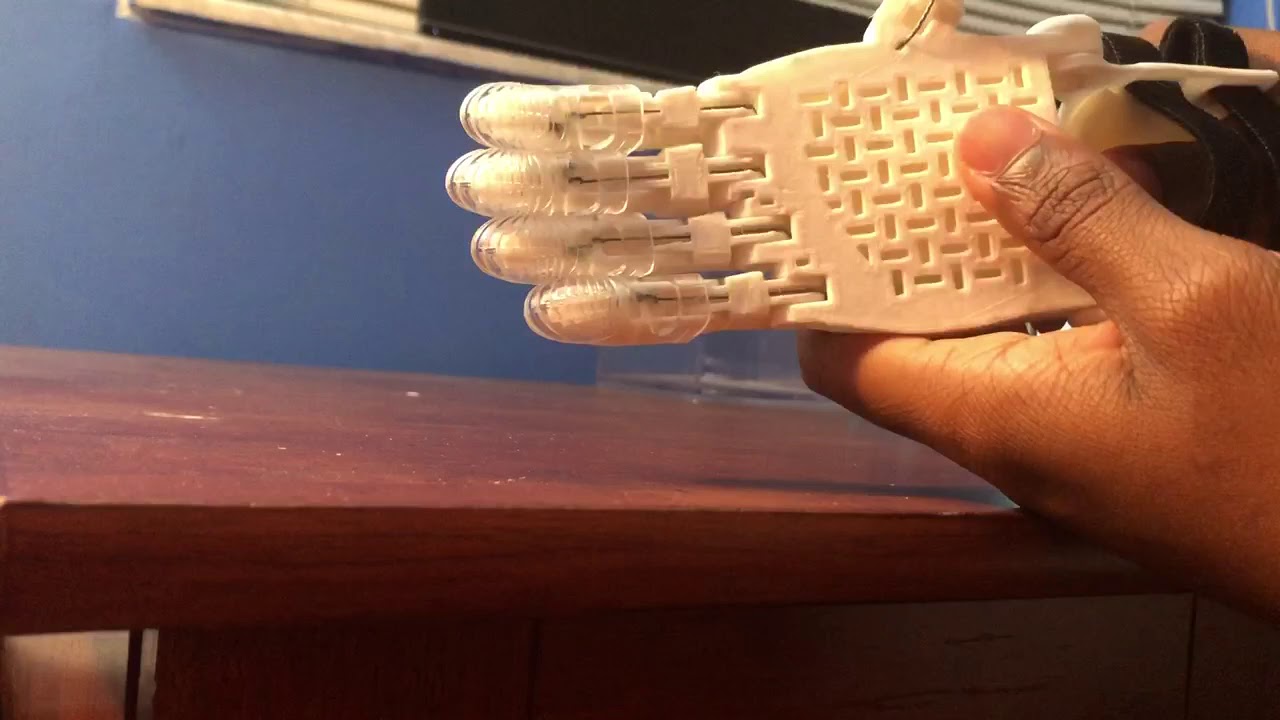 3D printed hand 2020 - YouTube