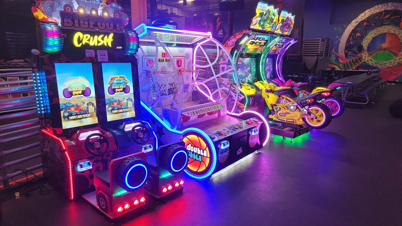 Arcade Tour SkyZone Westminster CA - YouTube