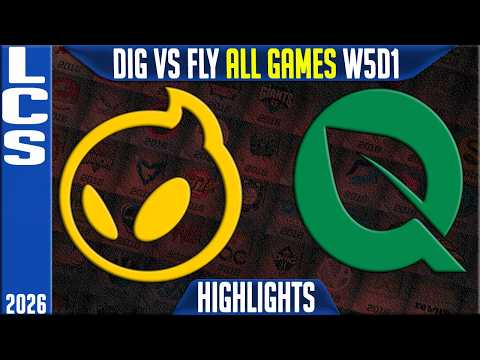 DIG vs FLY Highlights ALL GAMES | LCS Summer 2026 W5D2 | Dignitas vs FlyQuest