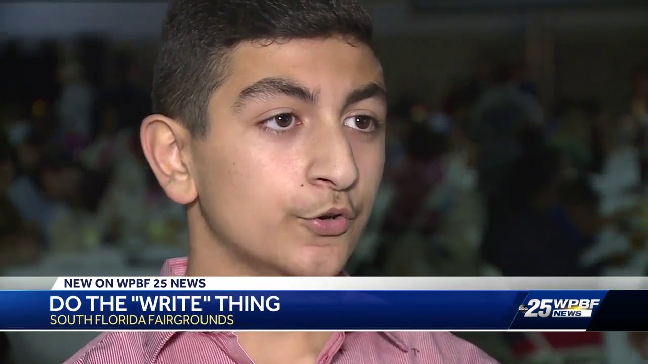 Students honored for "Doing the Write Thing' - YouTube