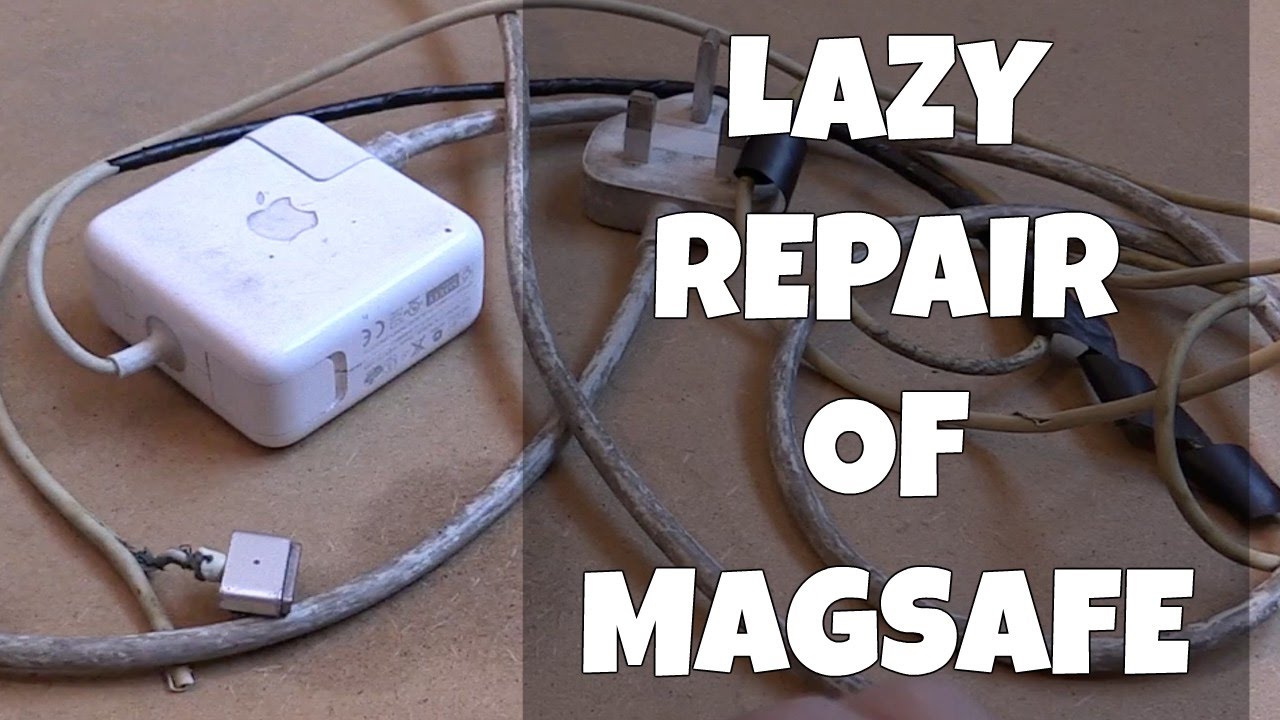 Lazy Magsafe repair cable - YouTube