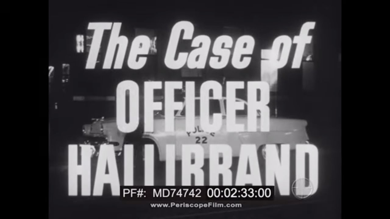 1950s DRIVER'S EDUCATION FILM with MILBURN STONE The Case Of Officer ...