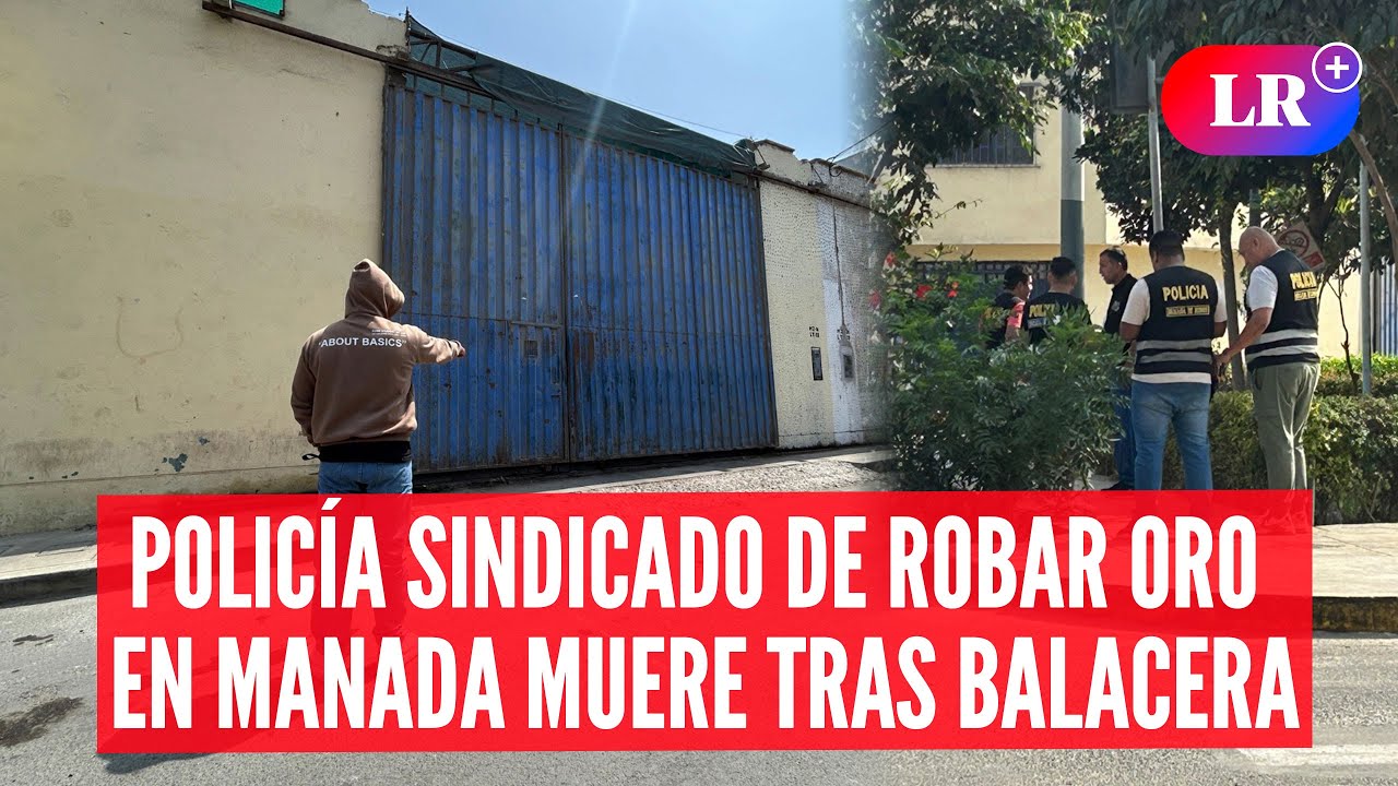 Policía sindicado de robar seis kilos de oro en manada muere tras ...